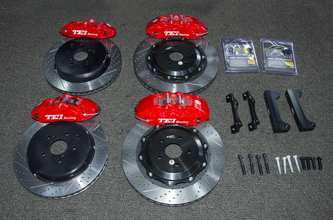 TEI Racing BBK P60S 6 Kit de freios BBK de pistão para Toyota Highlander 18 polegadas roda ...